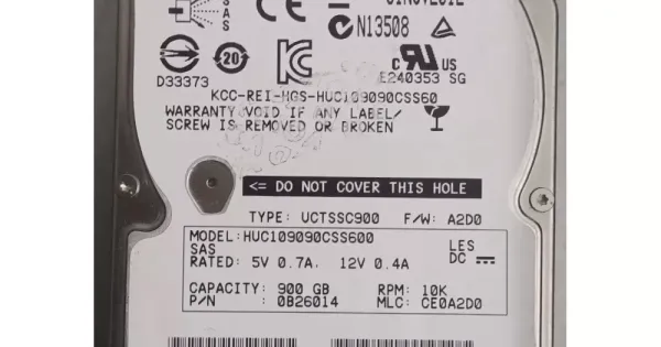 HITACHI 900GB SAS 10K HARD DISK 2.5