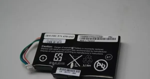 IBM ServeRAID M5000 Series SAS-SATA Battery Kit 46M0855 43W4342