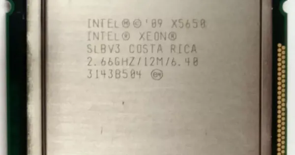 Intel Xeon processor X5650 12M Cache, 2.66 GHz, 6.40 GT/s Intel QPI ...