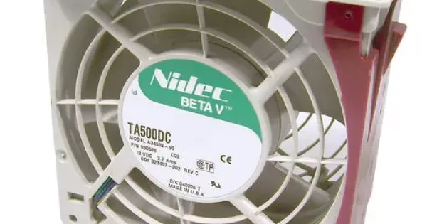 Nidec Beta-V TA500DC Cooling Fan 12 Volt DC 2.7AMP A34538-90 P/N 930586