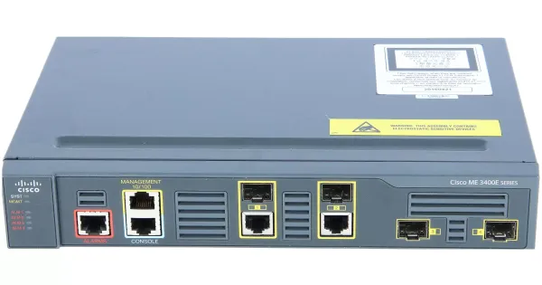 Cisco ME-3400EG-2CS-A 2 Port Ethernet Gigabit Managed Switch
