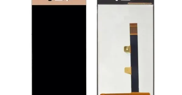 LCD with Touch Screen for Lyf Water 7 - Gold (Display Glass Combo Folder)