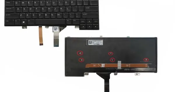 Dell Alienware 15-R3 Laptop Backlit Keyboard