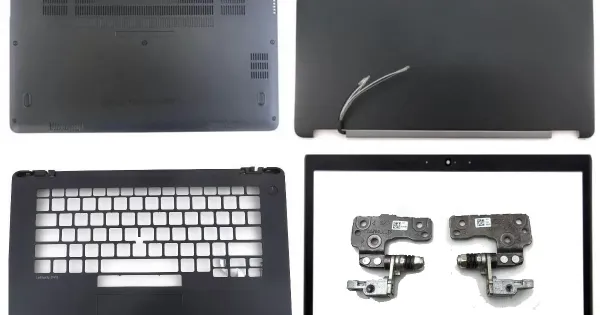 Dell Latitude E7470 7470 LCD Top Cover Bezel Hinges with Touchpad ...