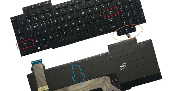 Asus ROG GL503 GL503VD GL503VM GL503GE GL703GE Laptop Backlit Keyboard