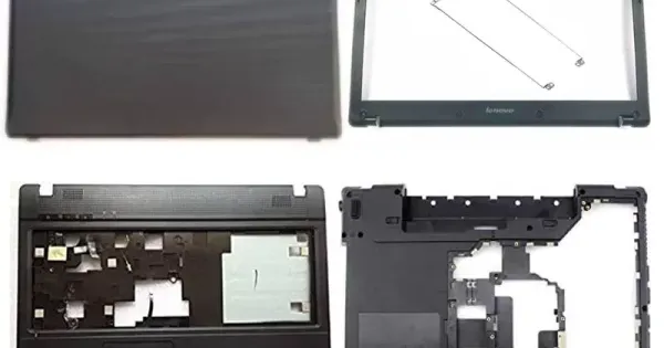 Lenovo G560 LCD Top Cover Bezel Hinges with Touchpad Palmrest and ...