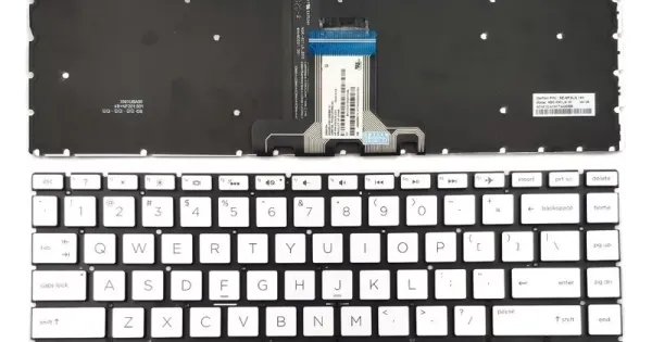 HP Pavilion x360 14-dh 14-DH1178TU Backlit Keyboard Silver