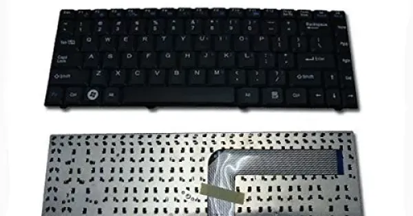 Laptop Keyboard Compatible for WIPRO EGO HASEE Q550 Q550C Series US Black MP-05693US-3608