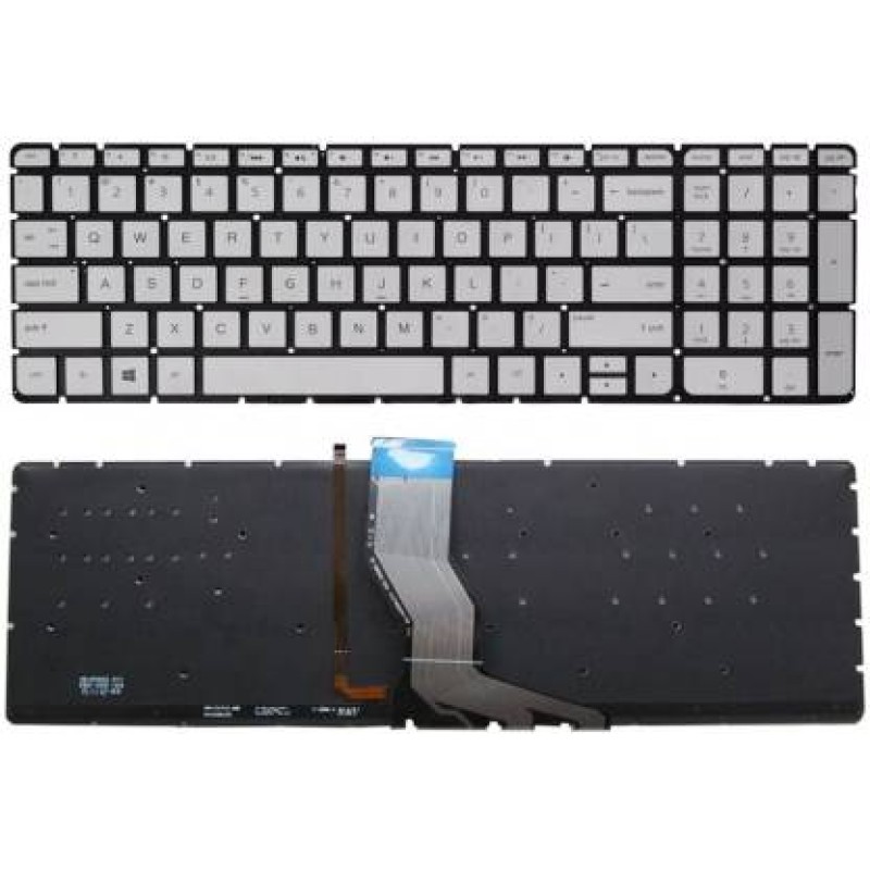 HP Pavilion 15 AB White Keyboard