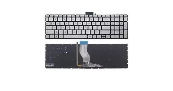 HP Pavilion 15 AU Silver Keyboard