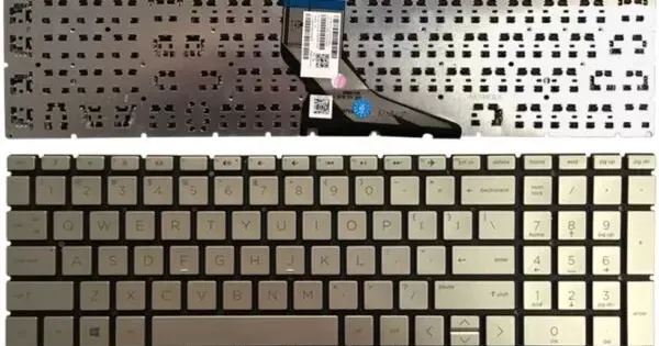 HP Pavilion 15 DA Silver Keyboard