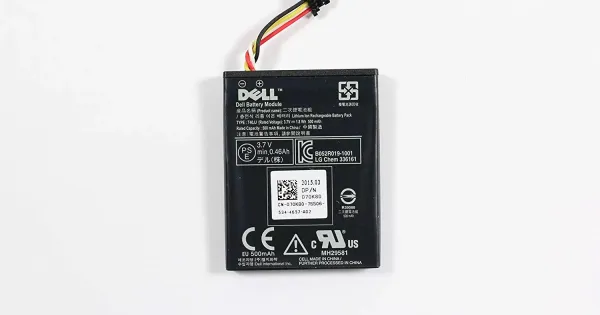 70K80 Dell Server perc H710 3.7V 500mah LI-ION Battery