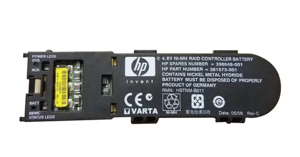 Refurbished HP ProLiant DL165 G7 Smart Array P-Series Raid Battery