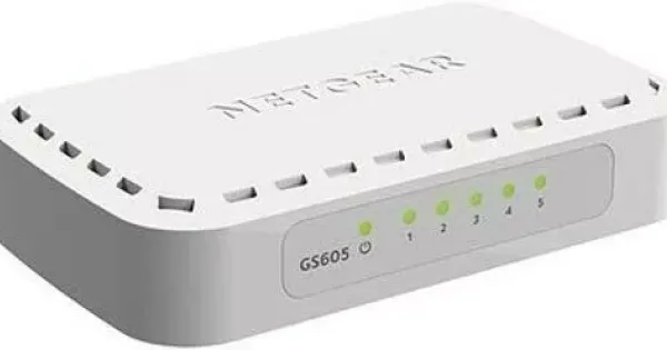 Netgear GS605 V5 5 Port Gigabit Ethernet Unmanaged Switch