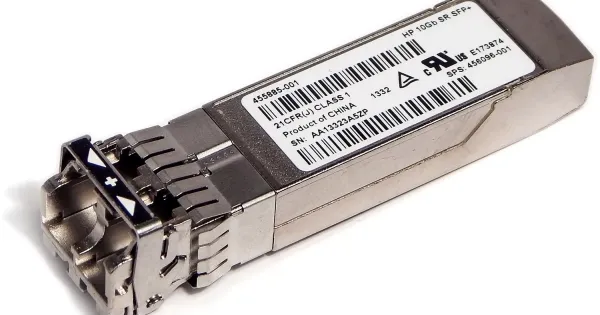 HP 10GB SR SFP+ Optical Gigabit Ethernet Transceiver Module 455885-001