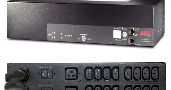 APC Schneider AP7724 ATS - Rack Automatic Transfer Switch, 2U 230V, 32A ...