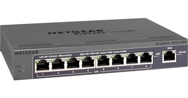 Netgear FVS318G ProSafe 8-Port Gigabit VPN Firewall Router