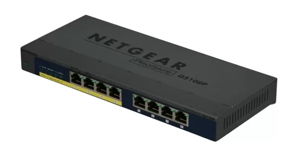 NETGEAR GS108P 8-giga (4-PoE) Switch