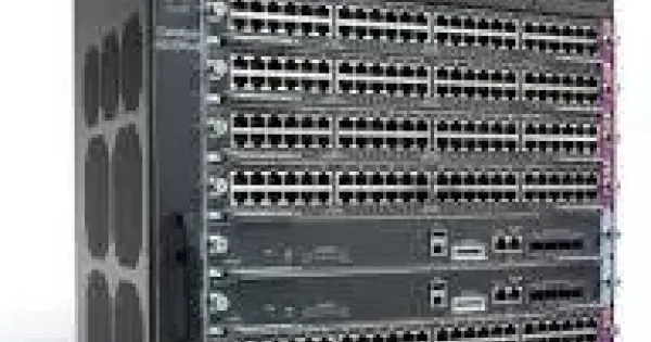 Cisco Catalyst WS-C4510R+E switch with 1xWS-X45-Sup8-E, 8xWS-X4748-UPOE ...