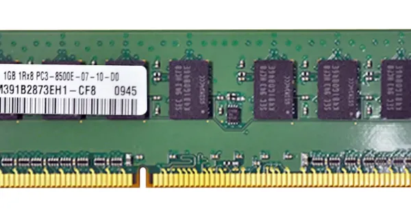 Samsung 1GB 1Rx8 PC3-8500E Ram M391B2873EH1-CF8