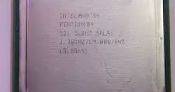 Intel(R) Pentium(R) 4 CPU 3.00GHz ; Cores