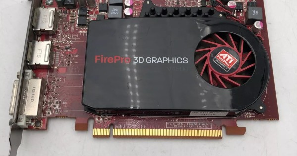 ATI Firepro 3D V4800 3D Graphics DisplayPort DVI 1GB PCIe x16 Video Card