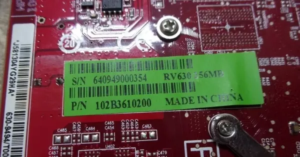 ATI Radeon B361 RV630 256MB GDDR3 PCI-e Graphics Card 2*DVI