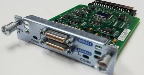 CISCO HIGH-SPEED 2-PORT SERIAL WAN INTERFACE CARD MODEL: HWIC-2T