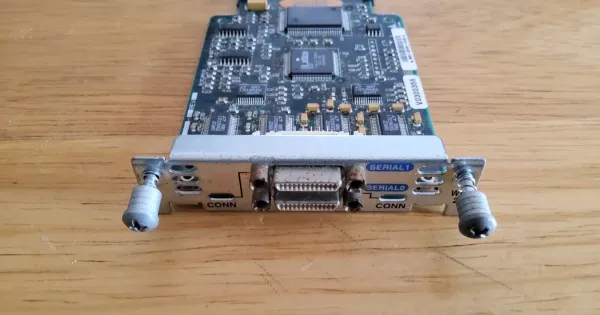 73-13317-03 Cisco Dual Port Serial WAN Interface Card 800-34379