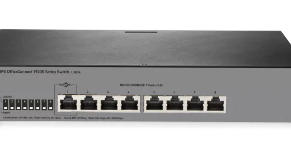 HP OfficeConnect 1920S 8G 8 Ports Managed Switch JL380A