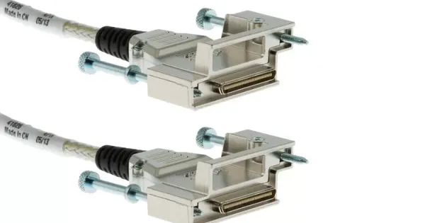 Cisco 3750 StackWise CAB-STACK-1M-NH 1M Non-Halogen Lead Free Stacking ...