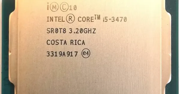 Intel Core i5 3470 Processor 6M Cache up to 3.60 GHz