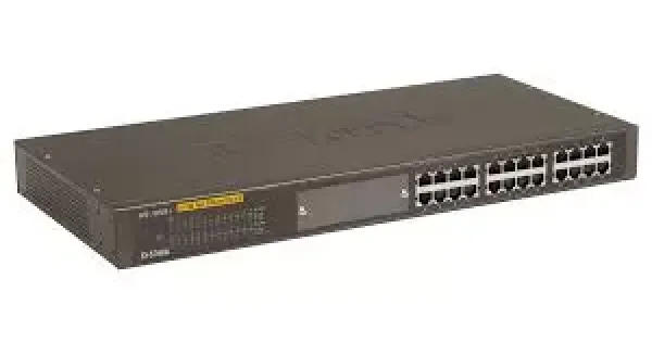 D-Link DES-1024R 24-Port Unmanaged 10/100 Fast Ethernet Switch w/ Module