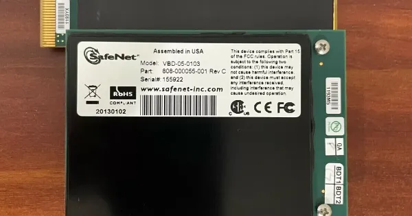 SafeNet VBD-05-0103 HSM Hardware Security Module 808-000055-001