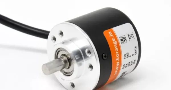 Orange 100 PPR 2-Phase Incremental Optical Rotary Encoder