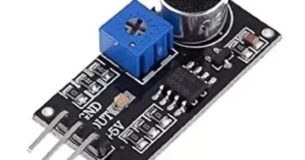 LM393 Sound Detection Sensor Module Black