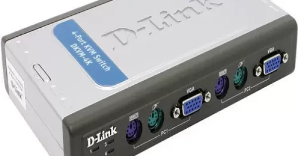 D Link DKVM-4K 4 Port KVM Switch