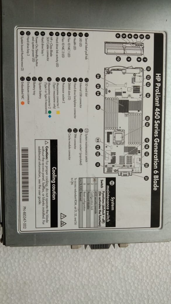 HP Blade System BLC7000 Enclosure 16 X BL460C G6 QUADCORE X5550