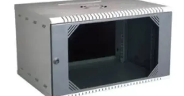 NETRACK 4U Single Section Wall Mount Rack with Glass Door