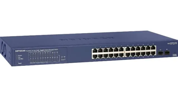 NETGEAR PROSAFE GS724TP GIGA SMART 25 PORT POE SWITCH