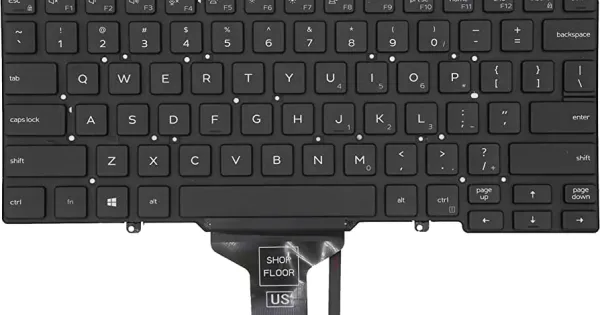 Dell Latitude 3400 7400 7410 Series Laptop Backlit Keyboard