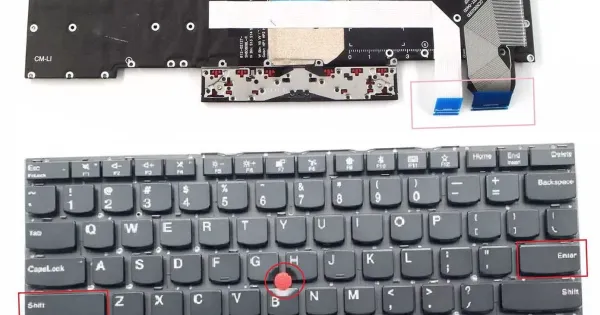 Lenovo ThinkPad X390 Yoga 13.3inch Yoga X390 X395 Laptop Keyboard