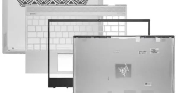 Laptop Full Body For HP Envy 13-AQ TPN-W144 LCD Screen Cover Top Panel Front Bezel Bottom Case ...